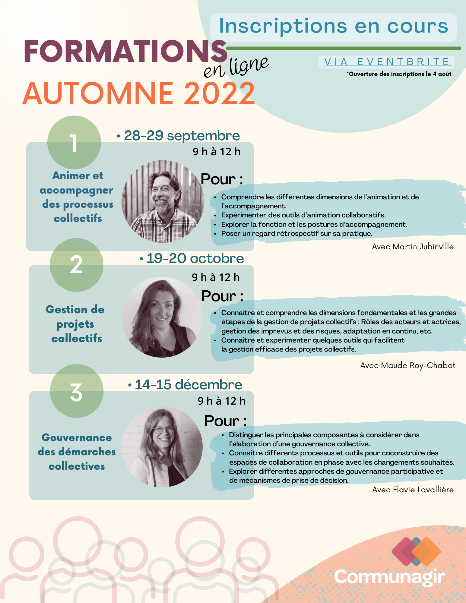 Communagir | Formations - Programmation